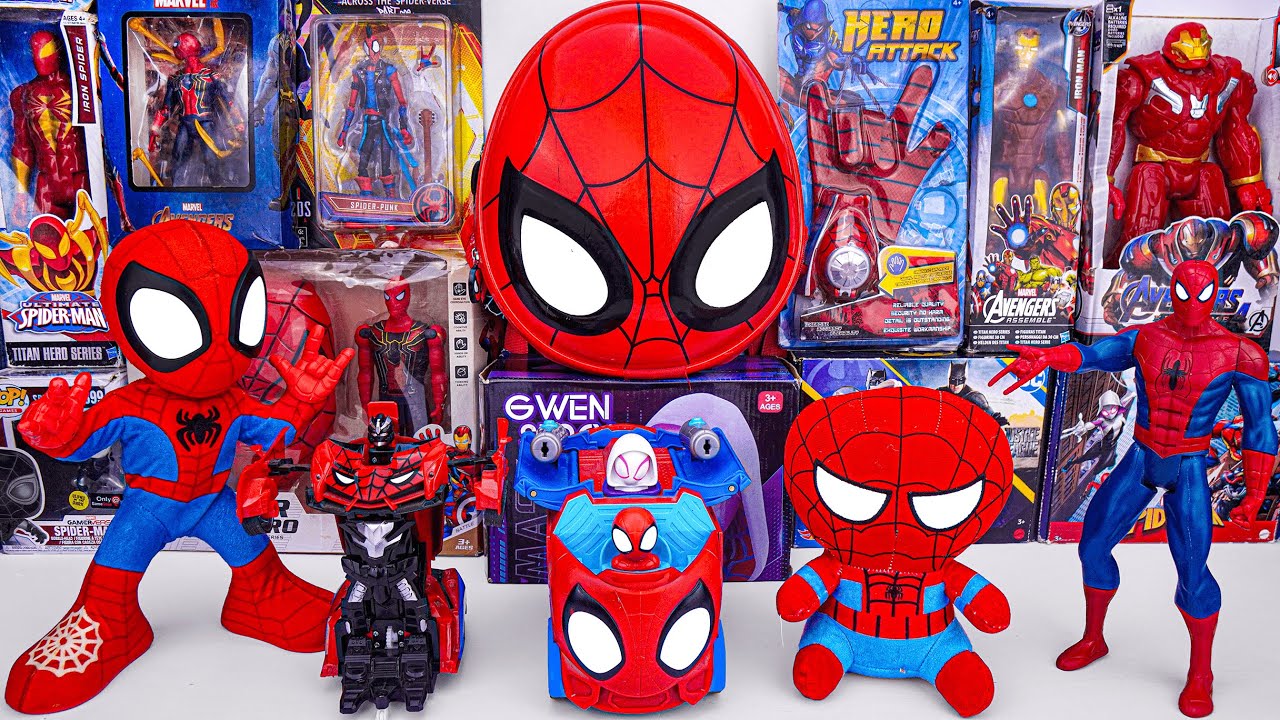 Marvel Spiderman Toys Unboxing Review | Spider Man Mask | Spider Man ...