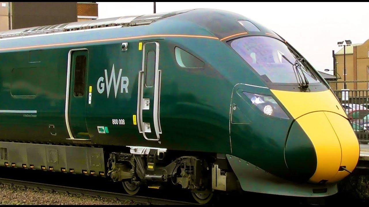 GWR New Class 800s - 800008 + 800009 Depart Swindon For Swansea - YouTube