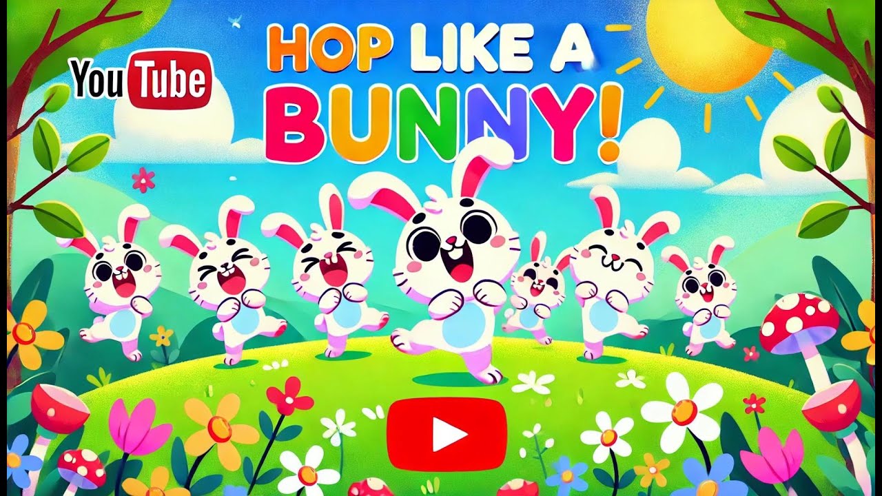 Bouncy Bunny Hop! - Dance, Jump, Twist & Never Stop! - Nursery Rhyme ...