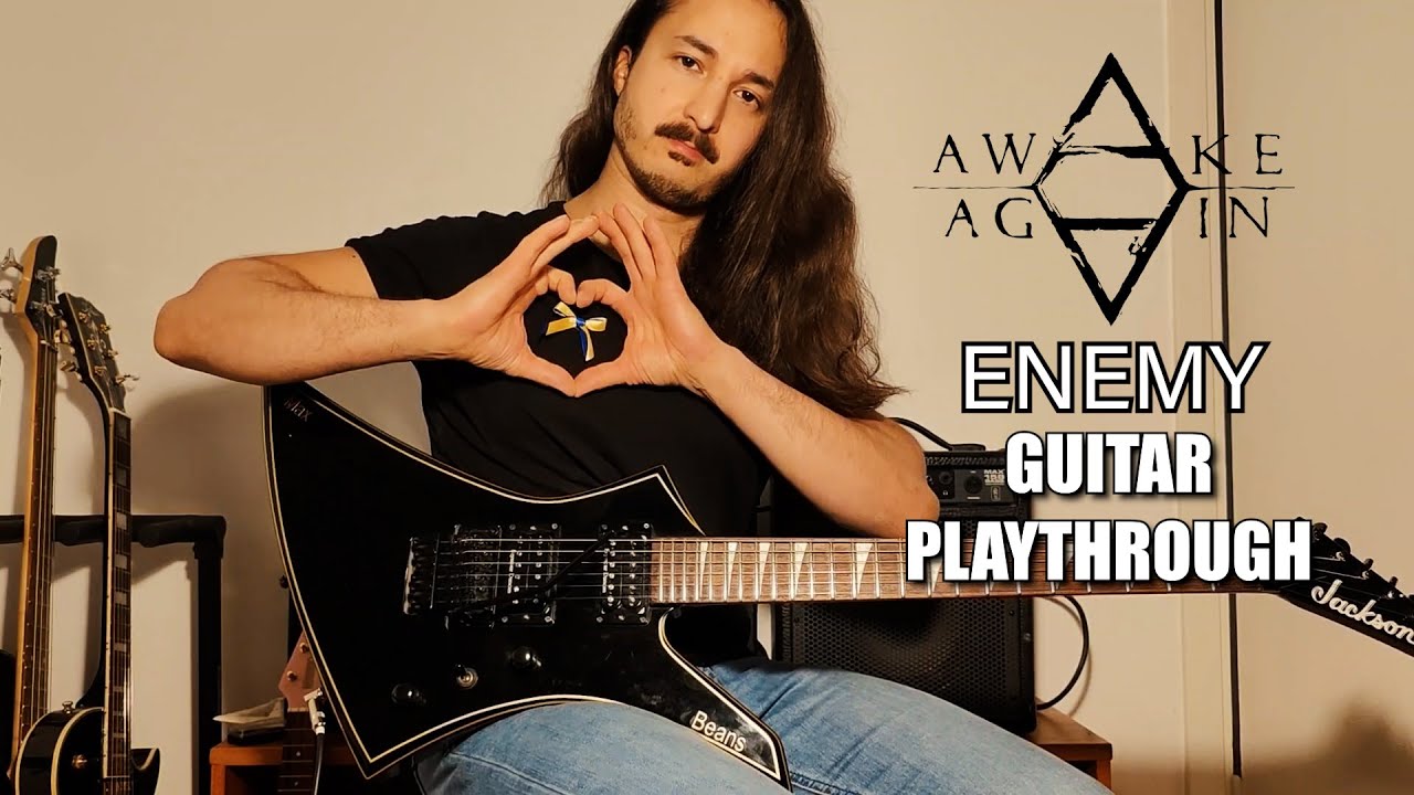 Awake Again - ENEMY (OFFICIAL GUITAR PLAYTHROUGH) - YouTube