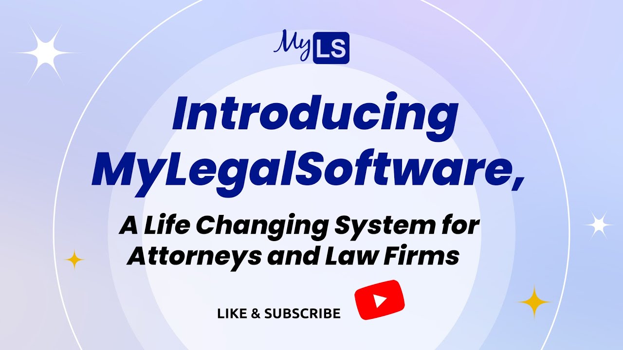 Introducing My Legal Software, A Life Changing System for Attorneys and ...