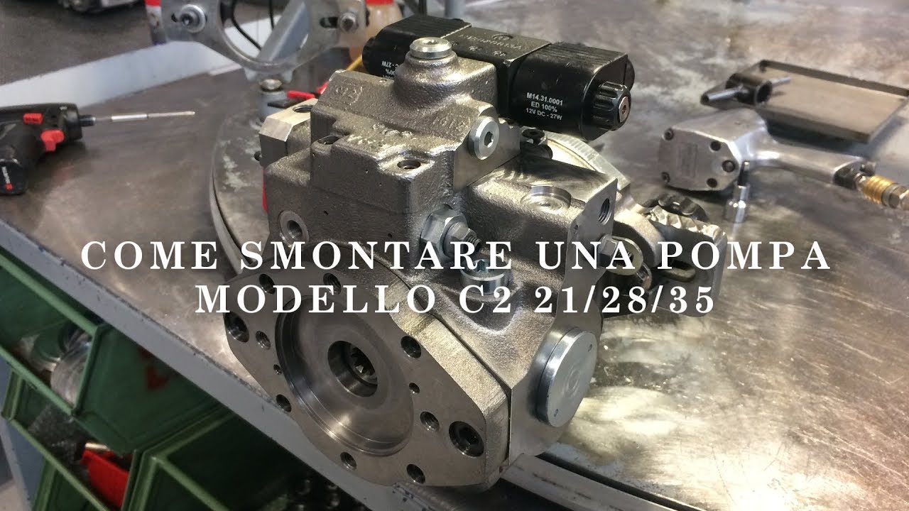 POMPA C2: Come smontare una pompa modello C2 21/28/35 - YouTube