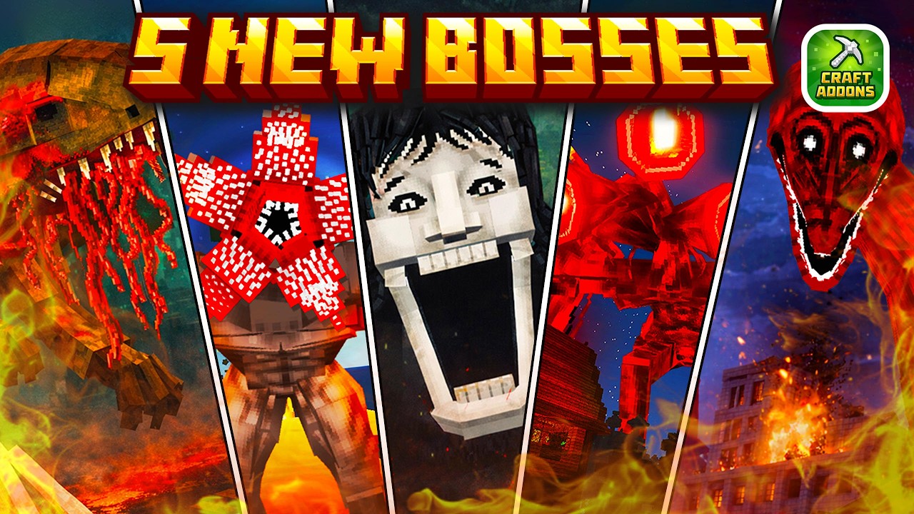 Minecraft but 5 INSANE ORIGINAL Bosses Spawned in One World… Who ...