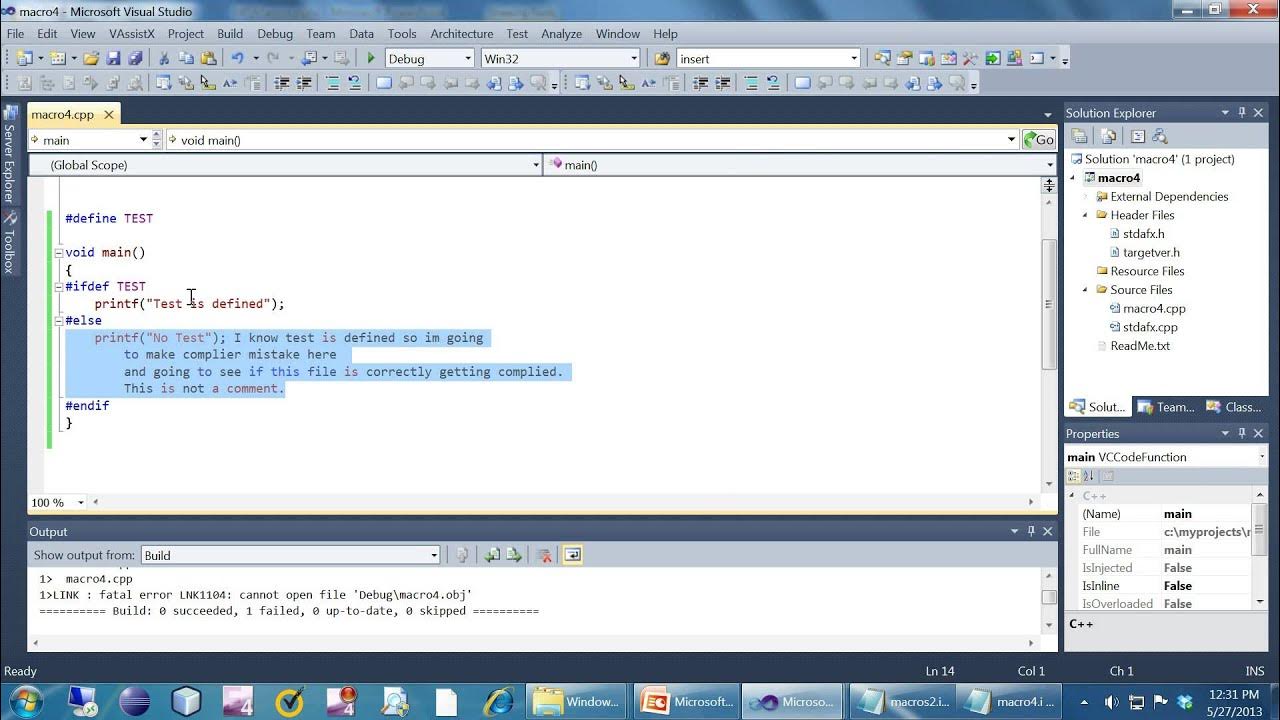 C/C++ Programming Series 2 Part 13 - #define and Macros in C - YouTube