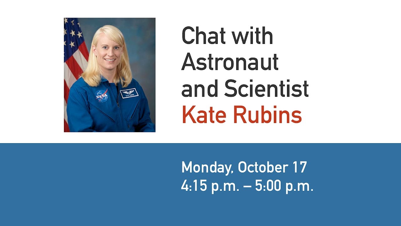 Broad Institute: Live Chat with NASA Astronaut Kate Rubins - YouTube