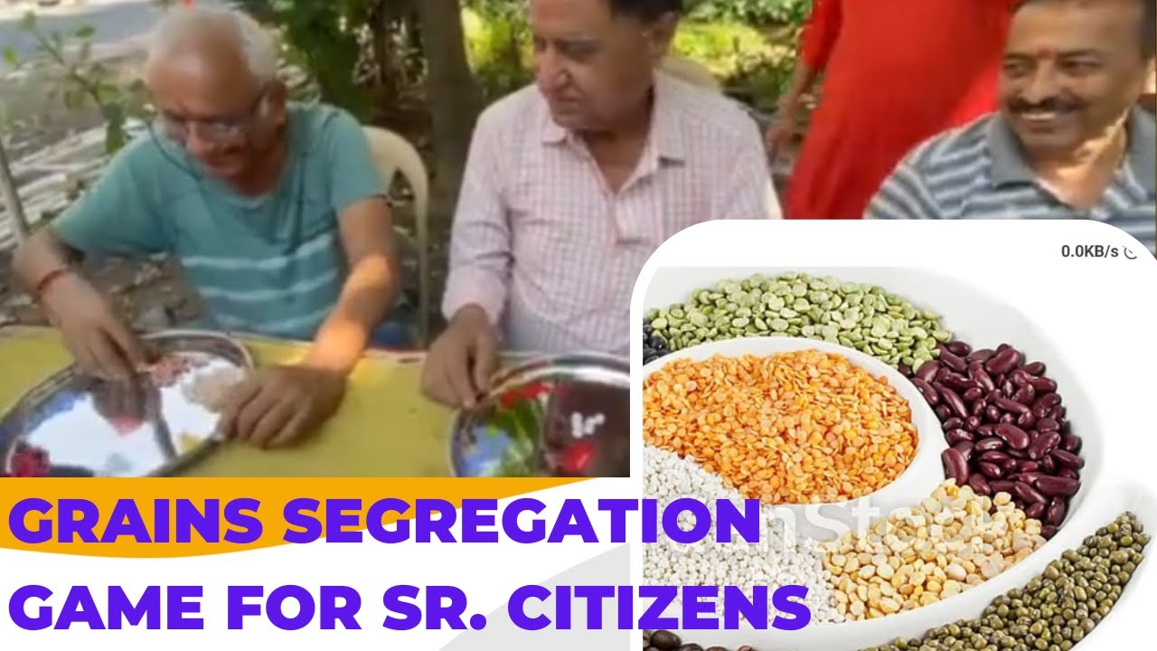 Sorting Game : Segregation Activity with grains - YouTube