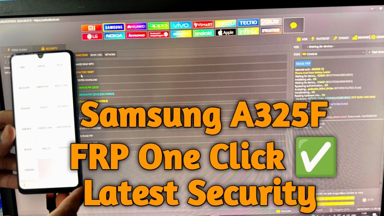 Samsung A32 Frp bypass Unlock Tool | Samsung A325F Frp Bypass Unlock ...