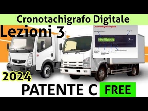 Patente C lezioni 3 Cronotachigrafo Digitale | Free Patente C patente ...