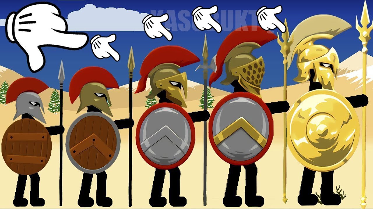 MOD LEVEL SPEARTON 1 UP TO MAXIMUM LEVEL AND POWER +99999 | STICK WAR ...