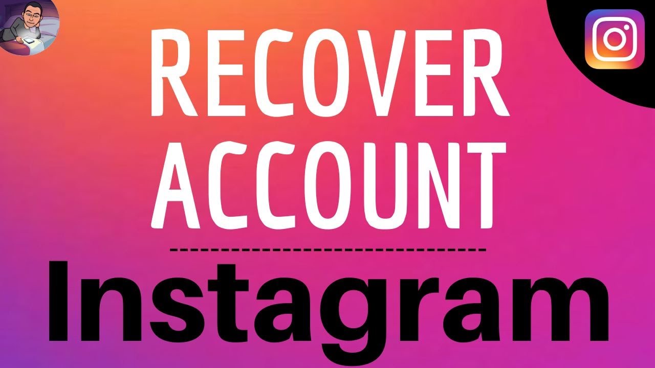 RECOVER INSTAGRAM Account without ID or password, how to RETRIEVE my ...