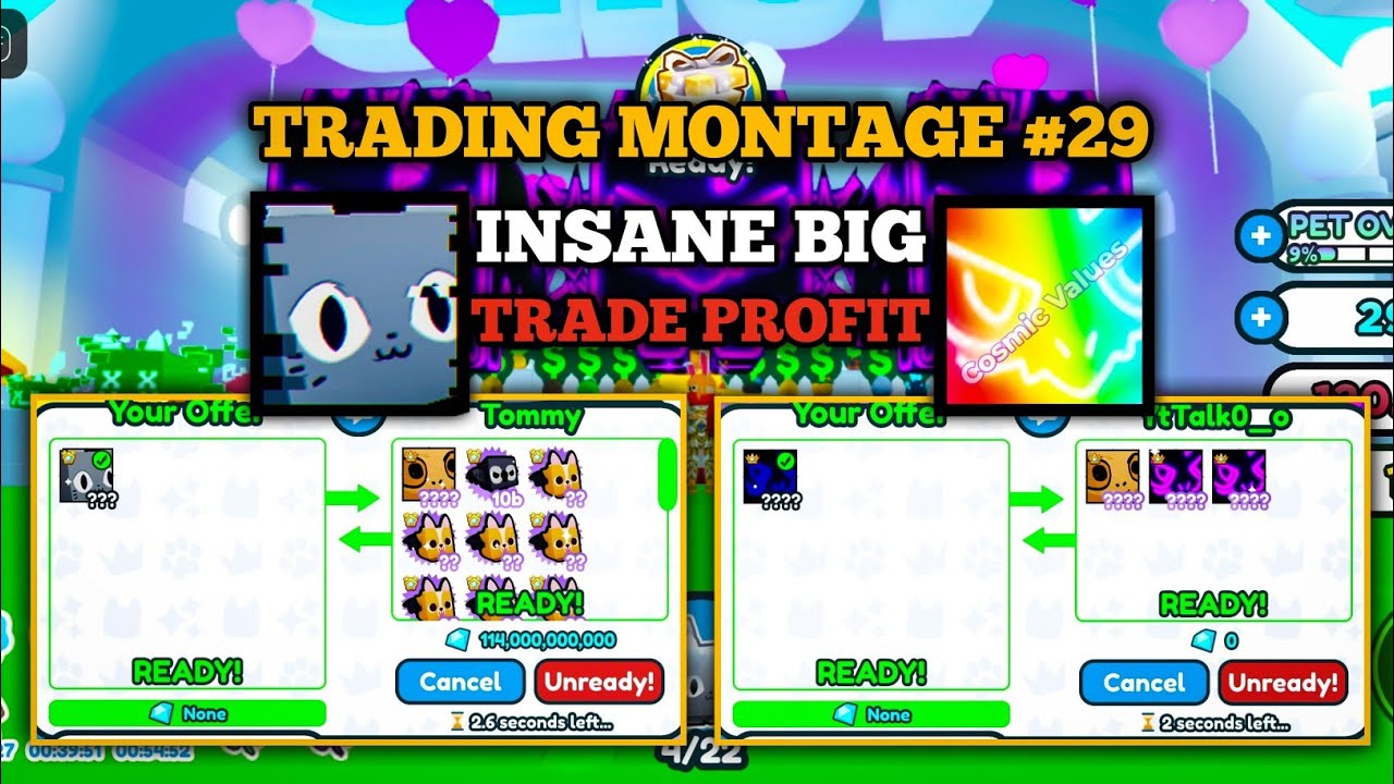 INSANE BIG TRADE PROFIT! 🔥 | Trading Montage #29 | Pet Simulator X ...