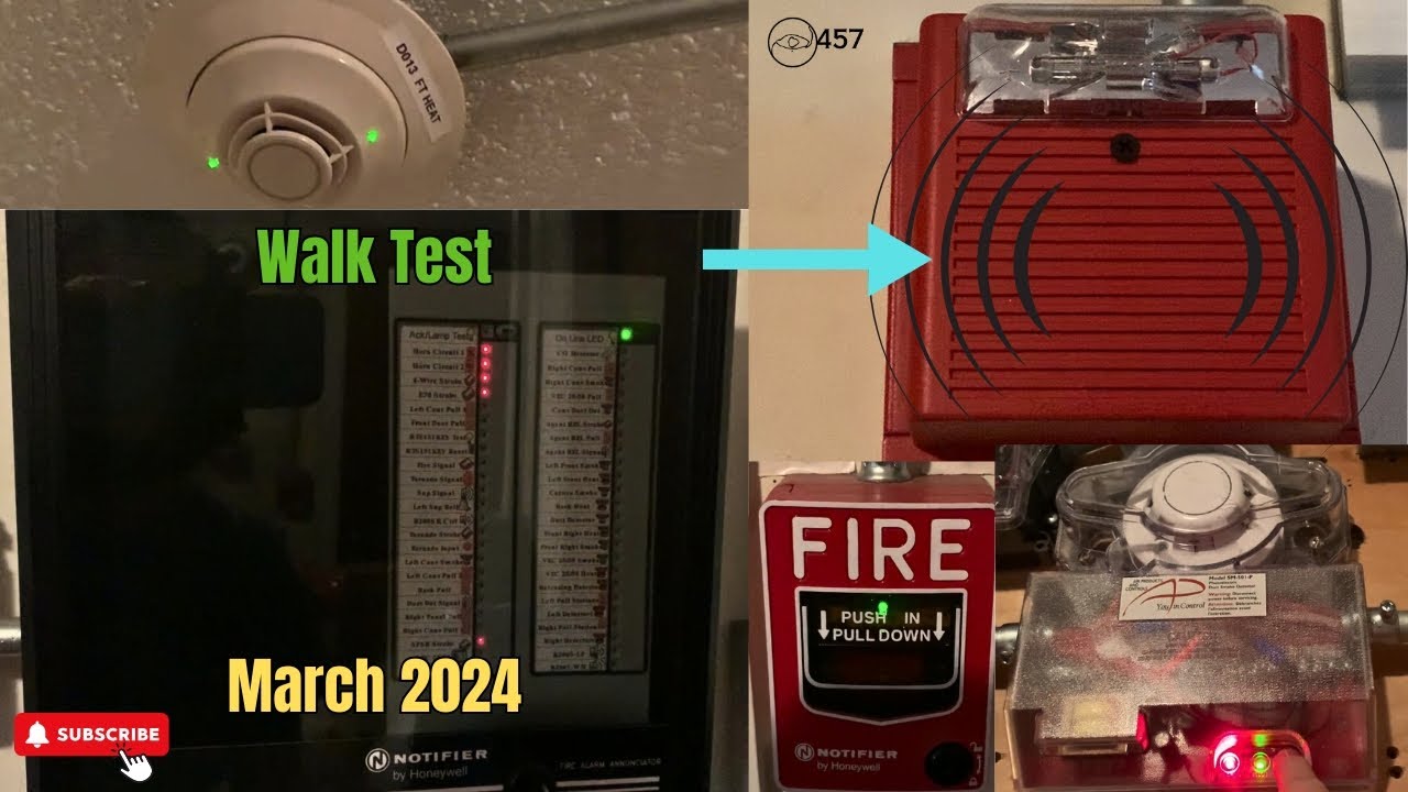 Fire Alarm System March 2024 Walk Test - YouTube
