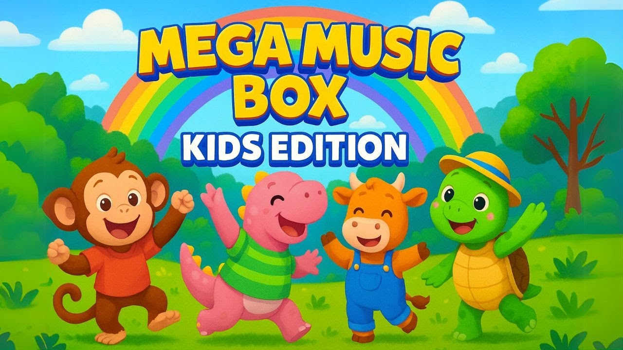 Mega Music Box: Kids Edition | 1 Hour of Fun Songs to Dance & Sing ...