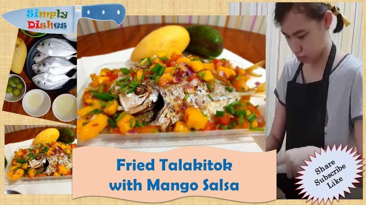 Fried Talakitok with Mango Salsa (Simple Home Cooking Guide) - YouTube
