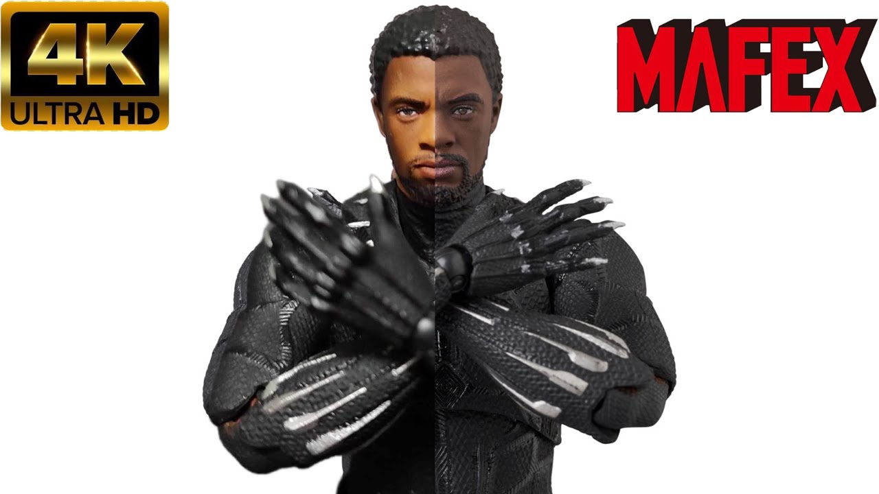 COMPARISON Mafex Black Panther - YouTube