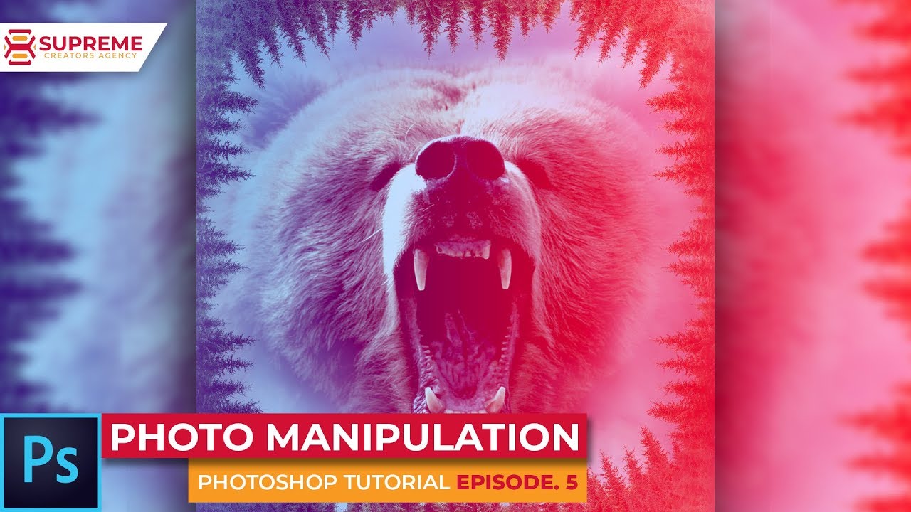 Roaring Bear - Photo Manipulation - Photoshop Tutorial ep 5 (Supreme ...