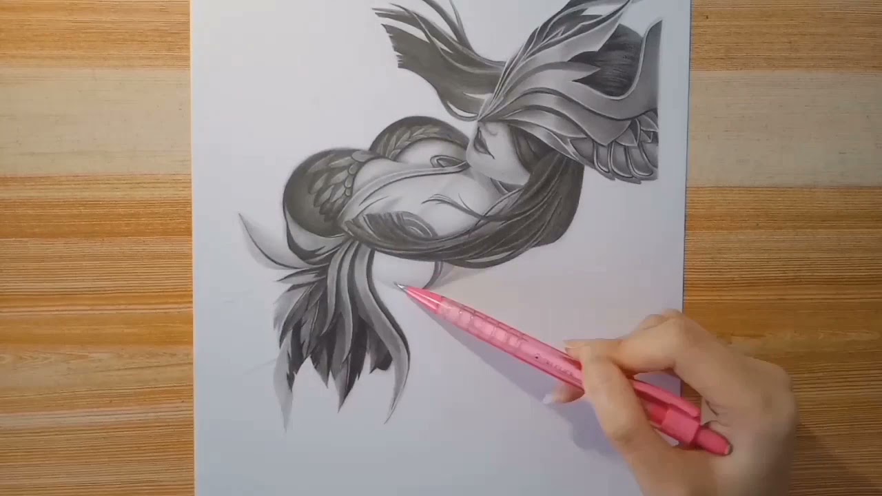 [Speed Draw] Peafowl Pharsa from Mobile Legends - YouTube