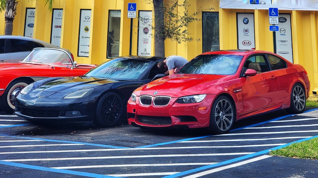 BMW E92 M3 vs C6 Corvette. Battle of the manual v8's - YouTube