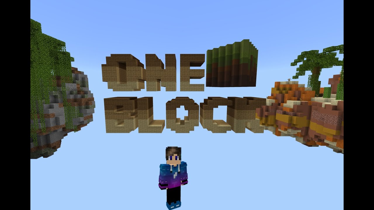 One block skyblock battle (part 1) - YouTube