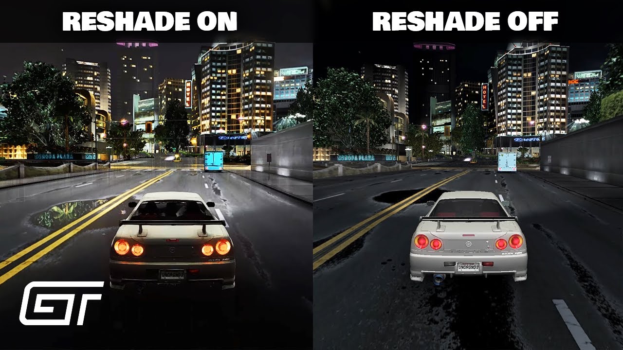 The difference between reshade off vs on | UG2 Remake Vision WIP 4.1 ...