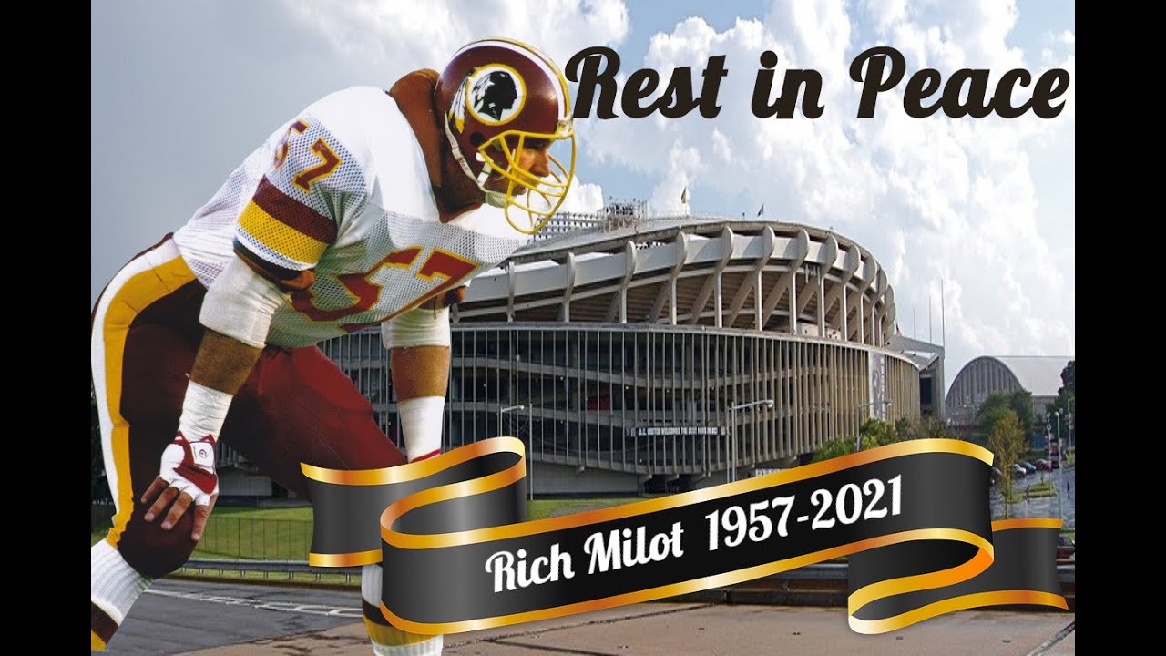 Rich Milot, a former NFL linebacker with the Washington Redskins ...