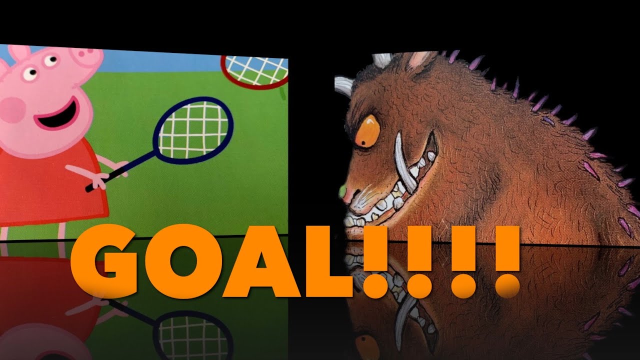 Peppa pig involves the Gruffalo with Football. original story with ...