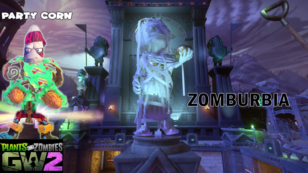 ZOMBURBIA Plants Attack - Turf Takeover - PVZ Garden Warfare 2 (4K ...