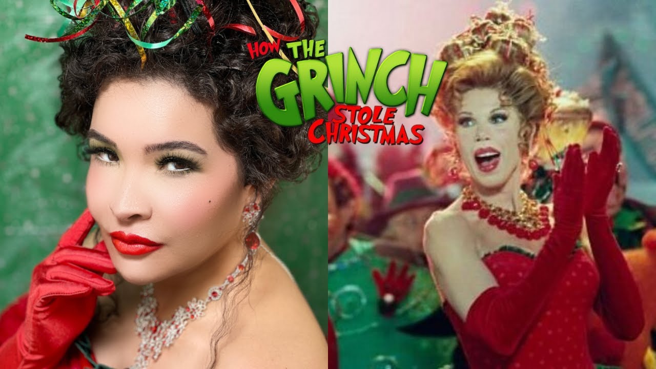 THE GRINCH (2000): MARTHA MAY WHOVIER Christmas Makeup Tutorial 🎄 - YouTube