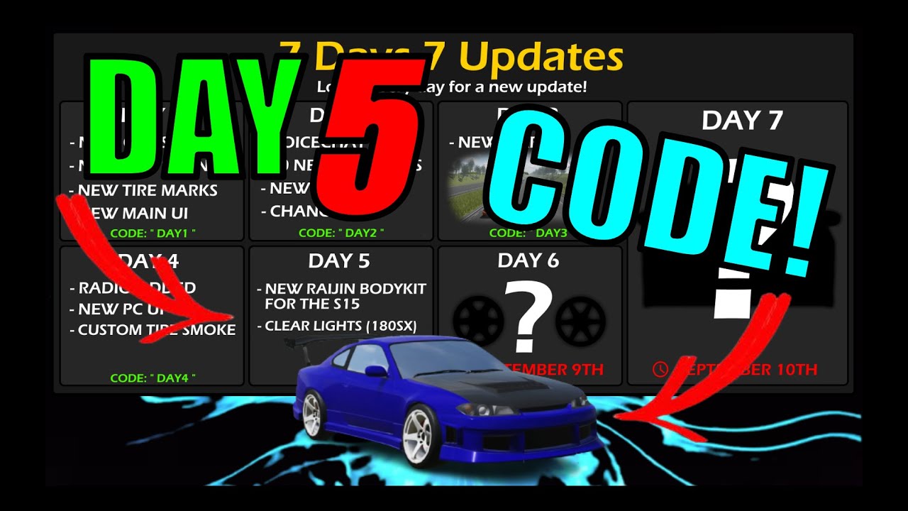 NEW CODE + S15 Raijin Kit & Epic Car Edit! Roblox Prodigy Drift (Day 5 ...