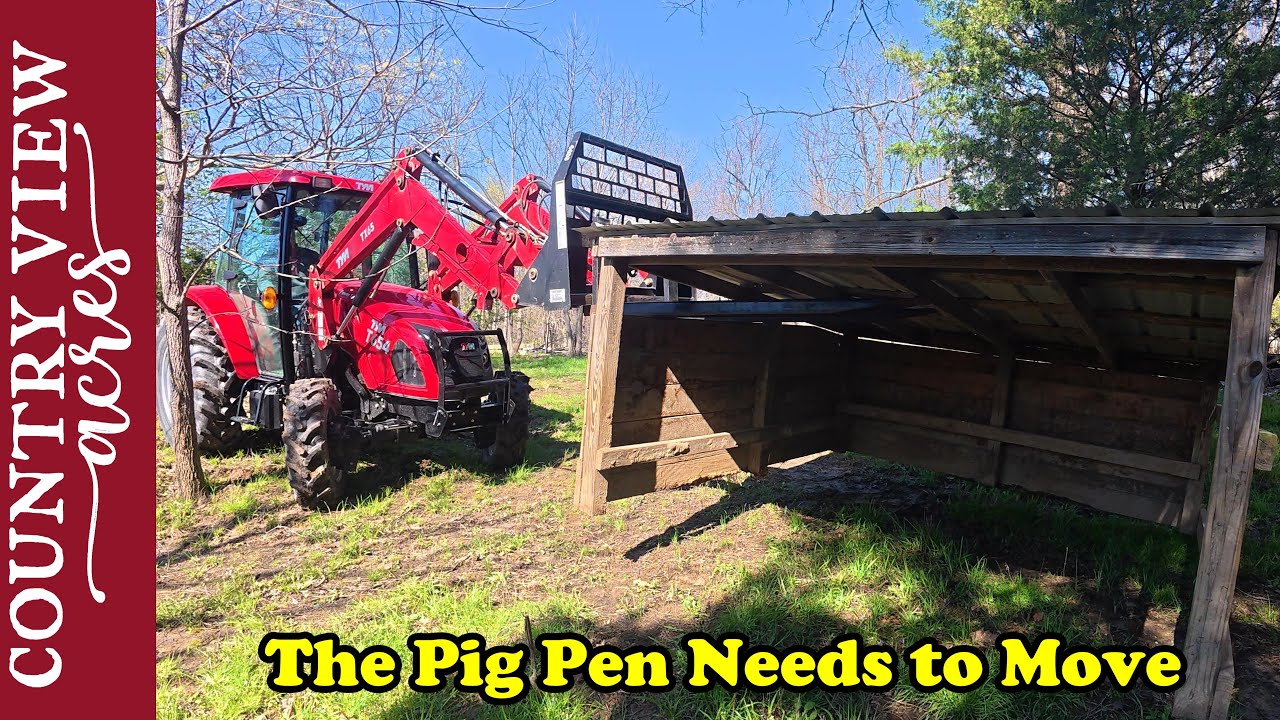 Making a T-Post Puller. Tearing Out and Relocating the Pig Pen. - YouTube