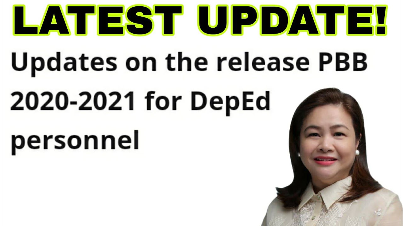 Latest updates on the release of PBB 2020-2021 for Deped personnel ...