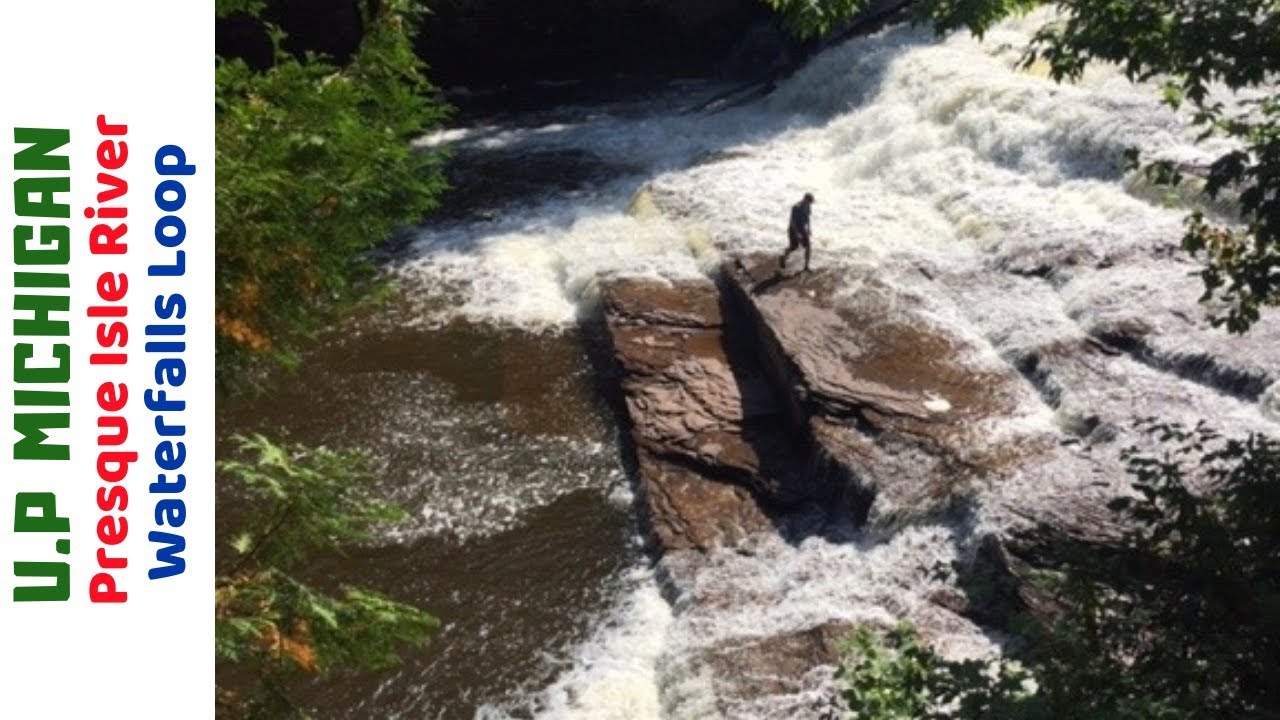 5/5 Hiking The Presque Isle River Waterfalls Loop (Porcupine Mountains ...