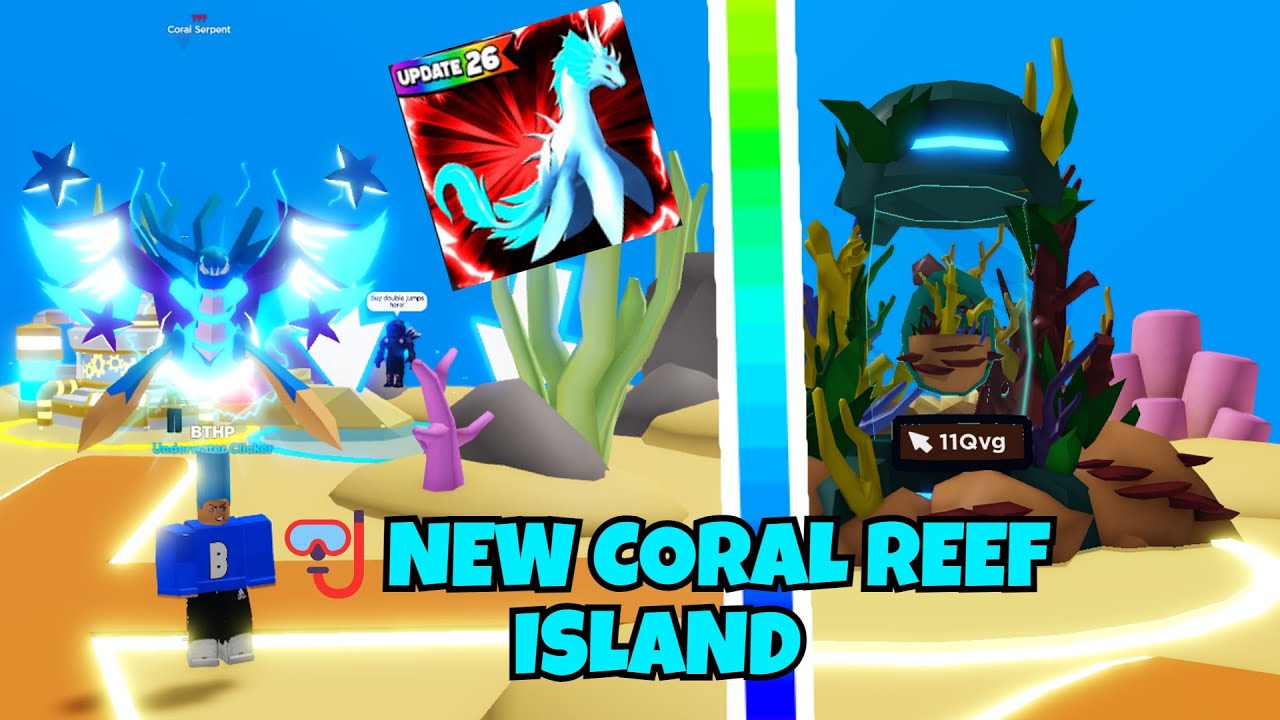 🤿NEW CORAL REEF UPDATE (OVERPOWERED) CLICKER SIMULATOR!! - YouTube