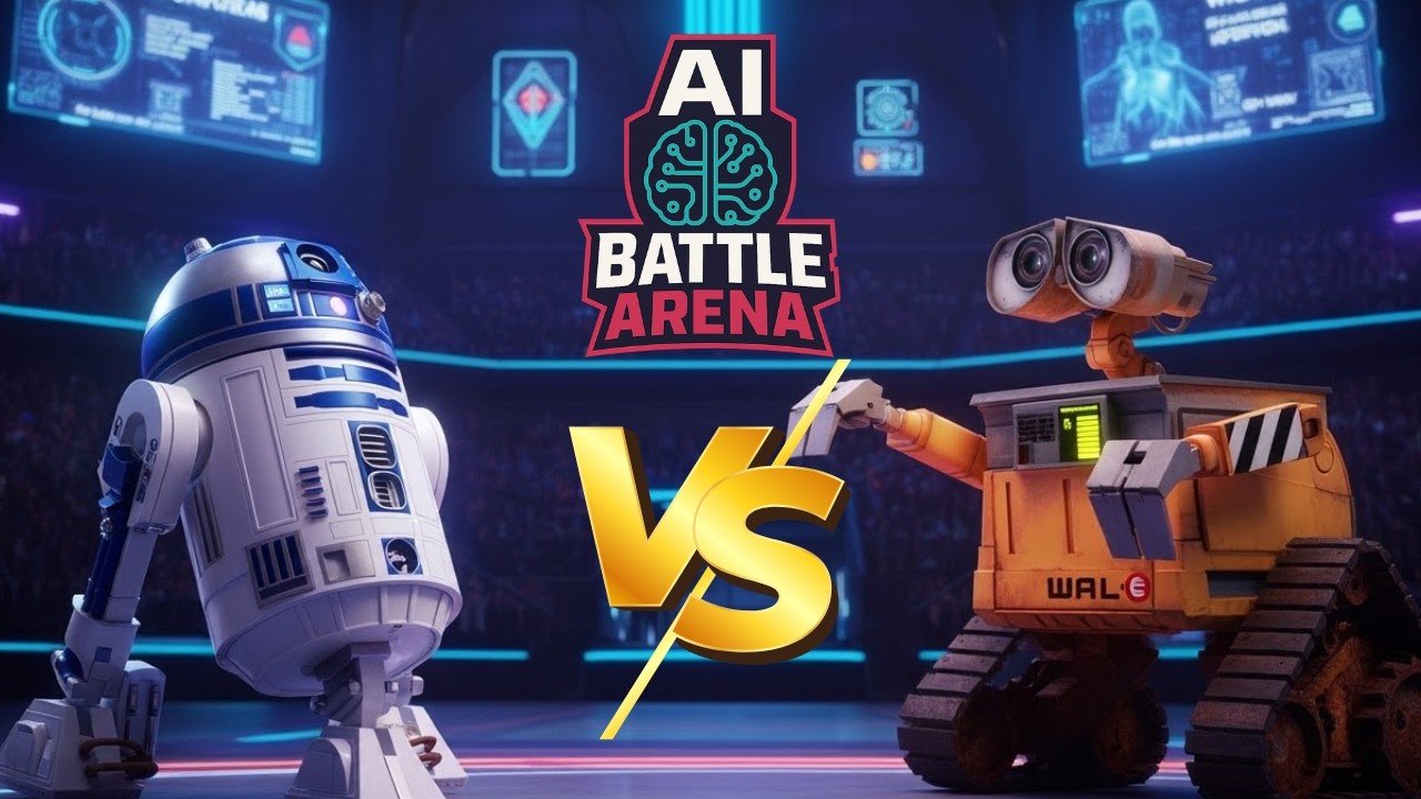 R2-D2 vs WALL-E: Who Would Win? | AI Battle Arena - YouTube