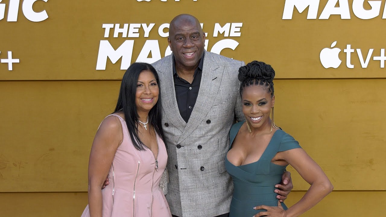 Magic Johnson and Cookie “They Call Me Magic” Red Carpet Premiere - YouTube