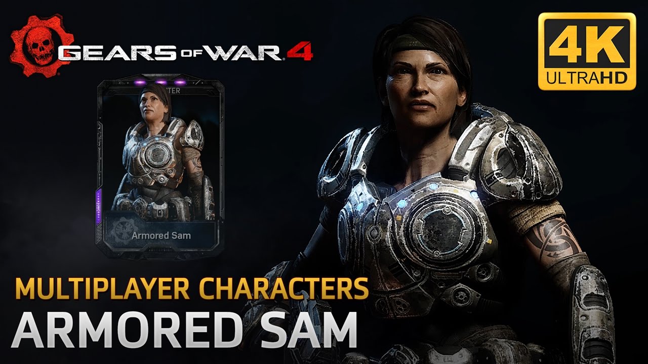 Gears of War 4 - Multiplayer Characters: Armored Sam - YouTube