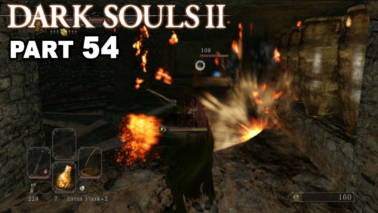 Let's play DARK SOULS 2 (Blind) #54 Central Gutter, Back to Earthen ...