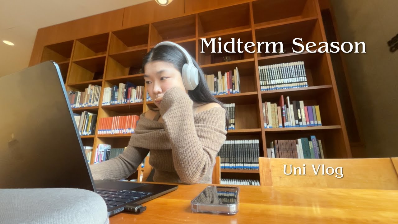 Study Vlog | Grinding for Midterms - YouTube