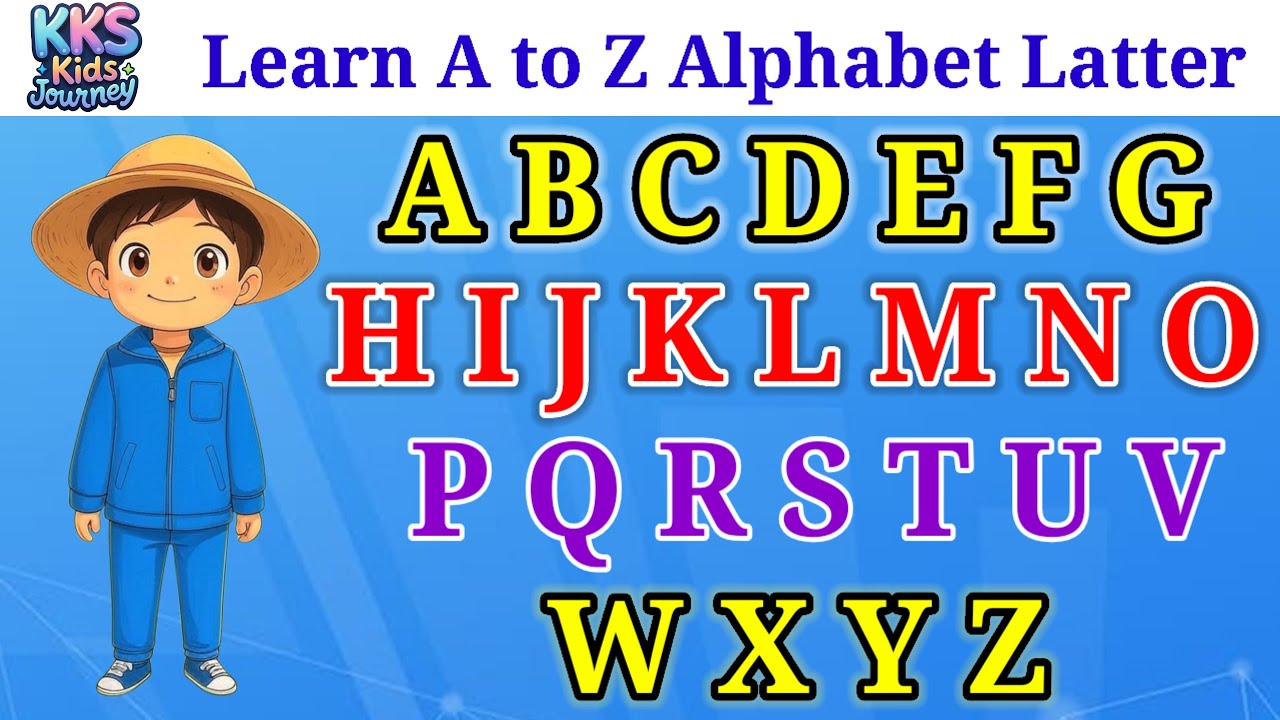 Learn A to Z Alphabet Latter | Nursery Kids ABCD Alphabet Latter ...