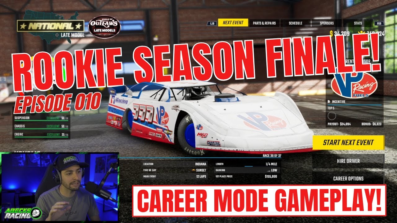 World of Outlaw Super Late Model Rookie Season Finale - YouTube