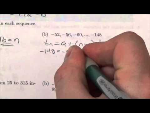 Math 20-1 Sequences Review #8b - YouTube