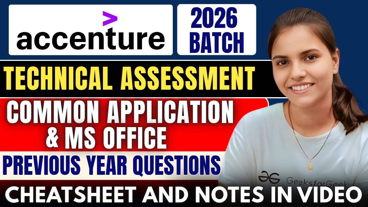 Accenture Common Application & MS Office Questions | Accenture ...
