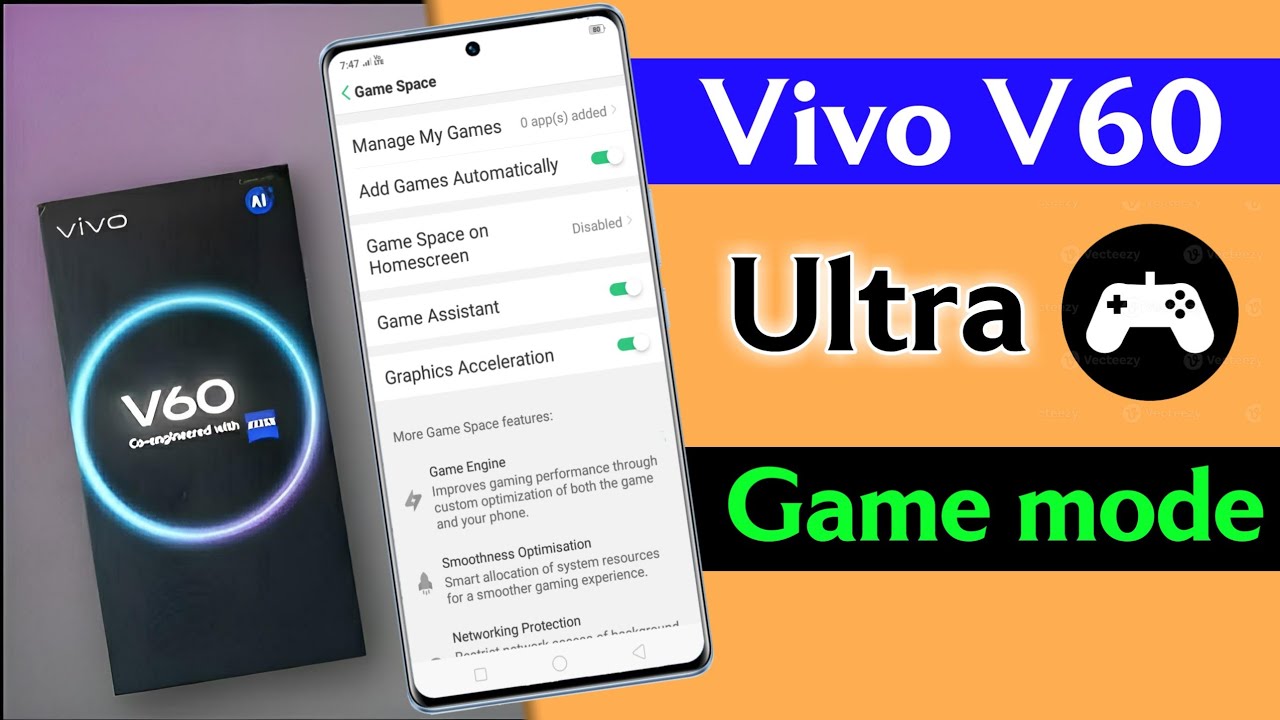 Vivo v60 ultra game mode setting | vivo v60 game mode voice Changer ...