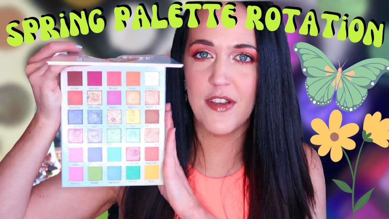 SPRING PALETTE ROTATION 2023 ☔️ PALETTES I'M PULLING OUT FOR THE SPRING ...