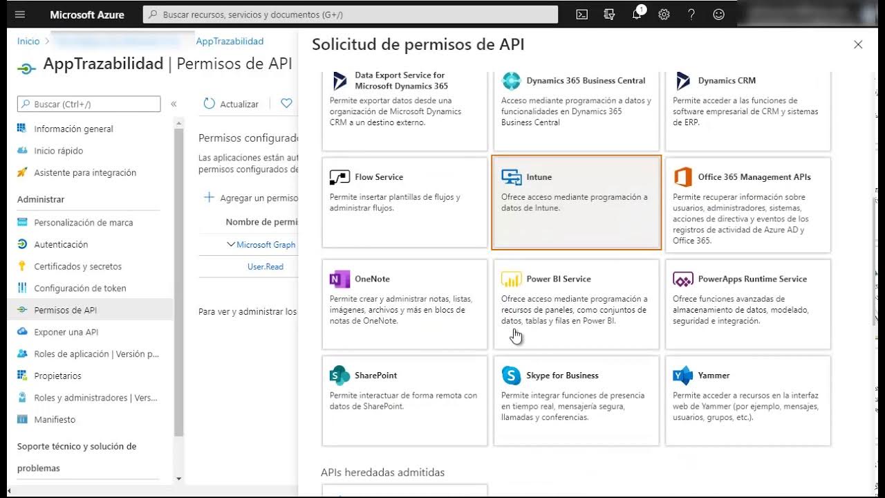 Registro de Aplicacion en Azure Active Directory - YouTube