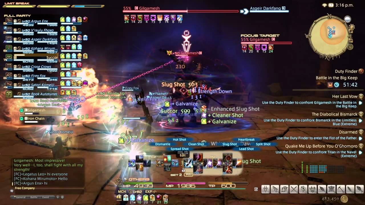 FINAL FANTASY XIV: The Battle in the Big Keep - YouTube
