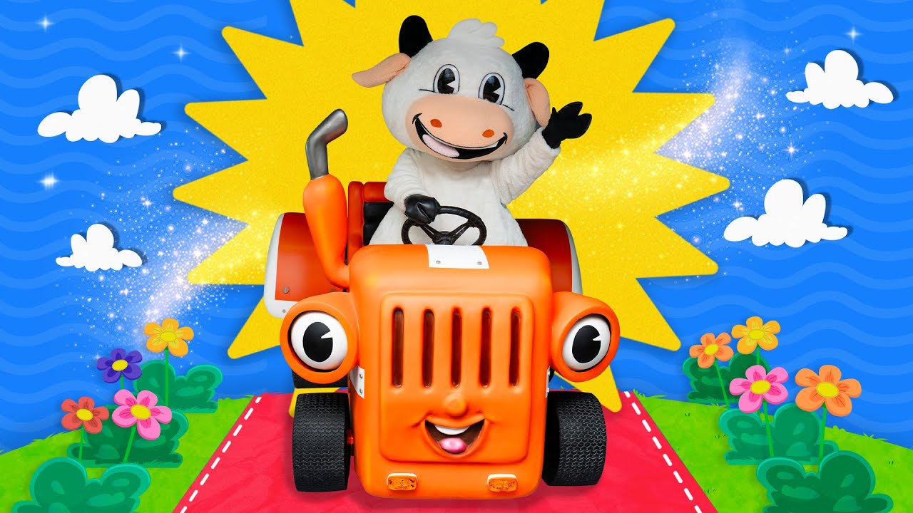 Las Ruedas del Tractor | La Vaca Lola en la Granja | Canciones ...
