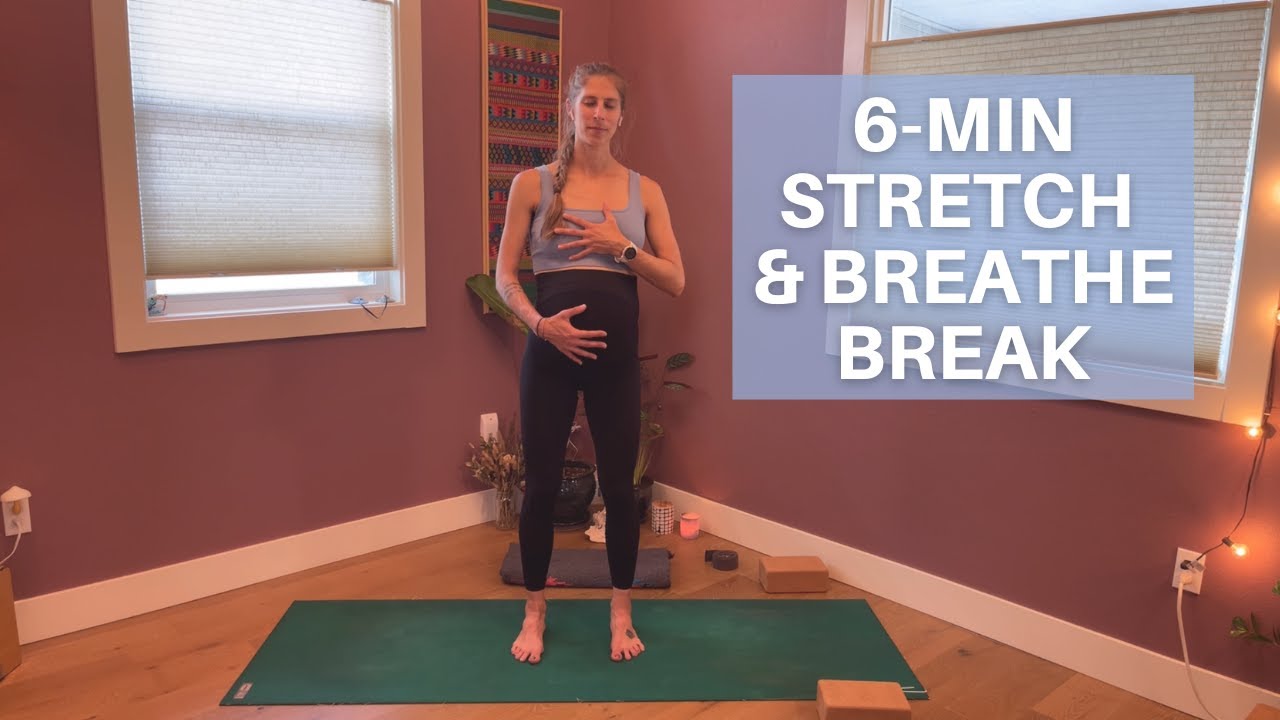 6 min stretch & breathe break - YouTube