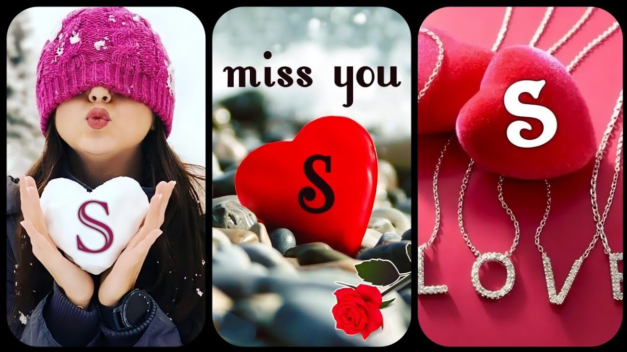 New #whatsapp😍 S letter love dp pic| #S love dp/photo| #Love S letter ...