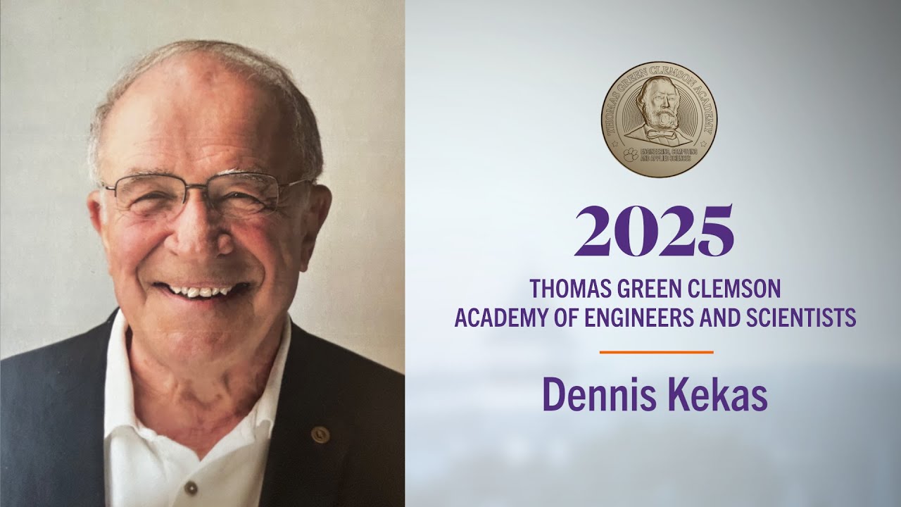 Dennis Kekas | Thomas Green Clemson Academy of Engineers and Scientists Inductee - YouTube